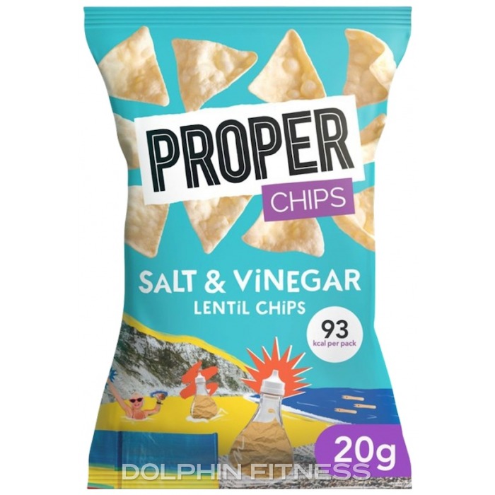 Proper Properchips Salt & Vinegar Lentil Chips 1 x 20g