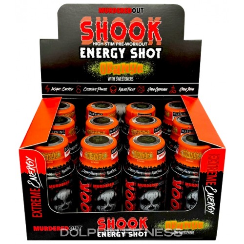 Murdered Out Shook Energy Shot 12 x 60 ml Orange