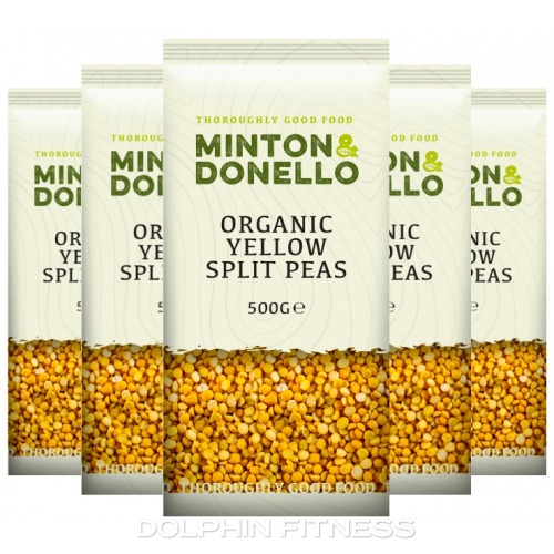 Minton & Donello Organic Yellow Split Peas 6 x 500g