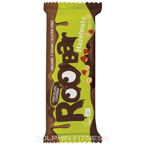 Roobar Chocolate Covered Hazelnut Bar 1 x 30g