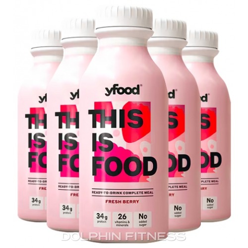 yfood Fresh Berry Ready to Drink Complete Meal 6 x 500 ml