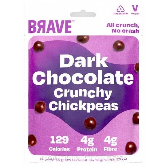 Brave Foods Dark Chocolate Crunchy Chickpeas 1 x 30g