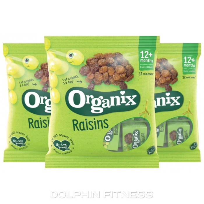 Organix Raisins 12m+ 4 x 12 x 14g