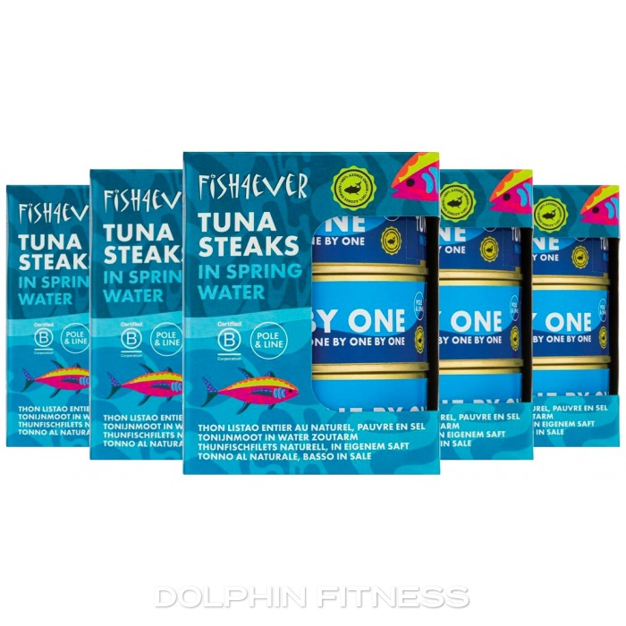 Fish4Ever Azores Tuna Steaks In Spring Water 6 x 3 x 160g