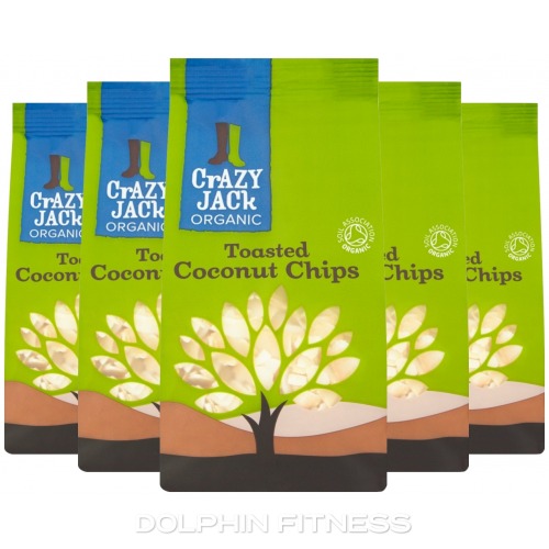 Crazy Jack Toasted Coconut Chips 6 x 100g