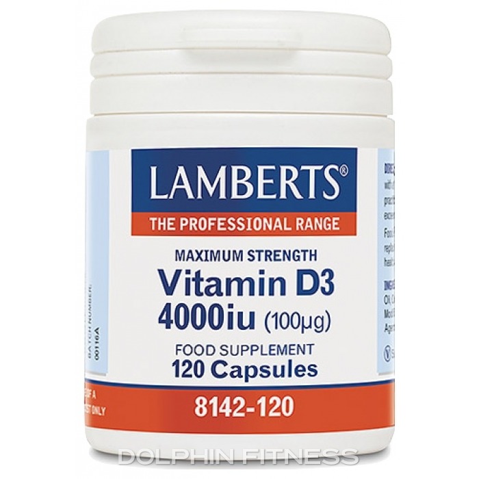 Lamberts Vitamin D3 4000 IU 120 Capsules