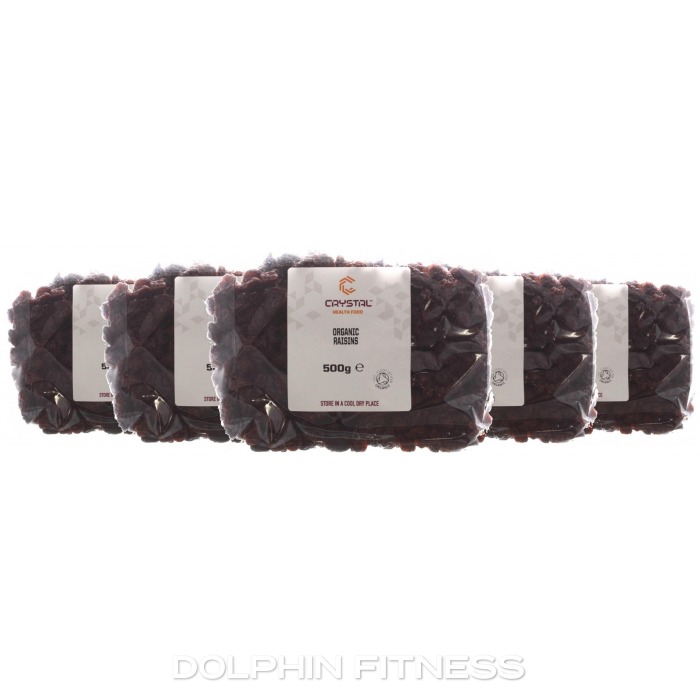 Crystal Organic Raisins 10 x 500g