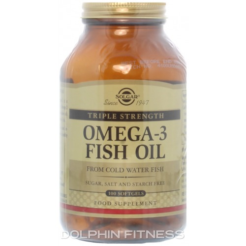Solgar Triple Strength Omega-3 Fish Oil 100 Softgels