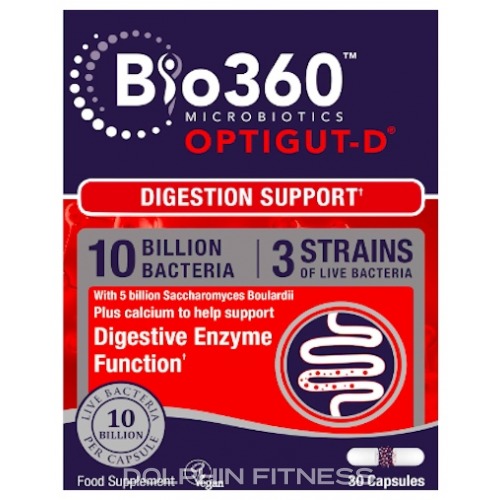 Natures Aid OptiGUT-D 30 Capsules