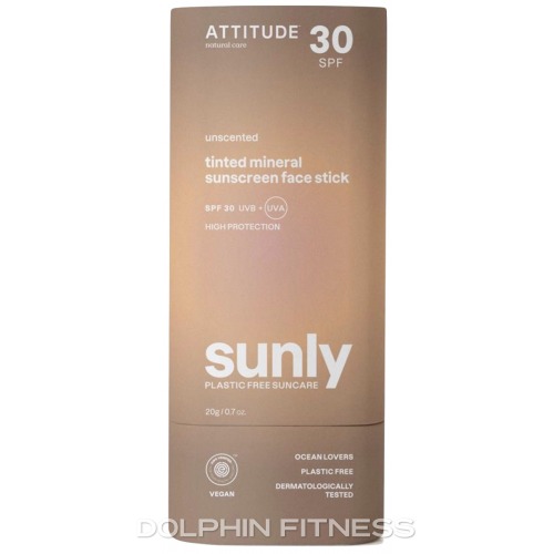 Attitude Sunly Tinted Mineral Sunscreen Face Stick 30 SPF 1 x 20g