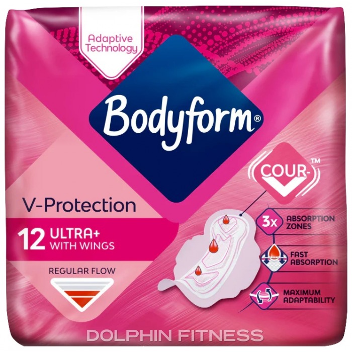 Bodyform V-Protection Ultra+ With Wings Pack of 12