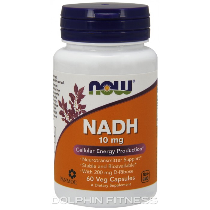 NOW NADH 10 mg 60 Veg Capsules