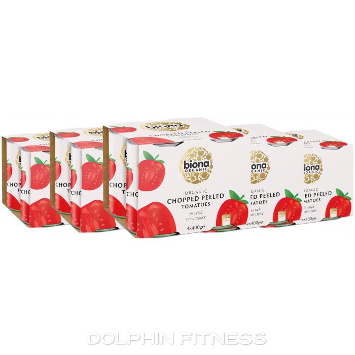 Biona Organic Chopped Peeled Tomatoes 6 x 4 x 400g