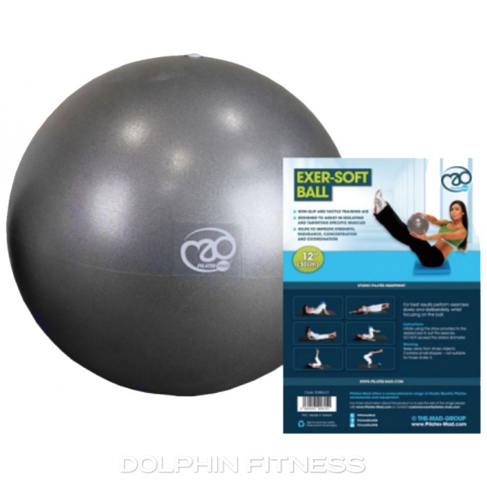 Fitness Mad Exer-Soft (Graphite) Ball 12"