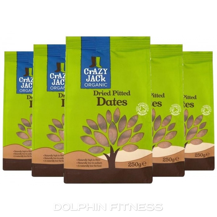 Crazy Jack Dried Pitted Dates 5 x 250g