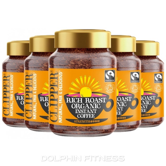 Clipper Rich Roast Organic Instant Coffee 6 x 100g