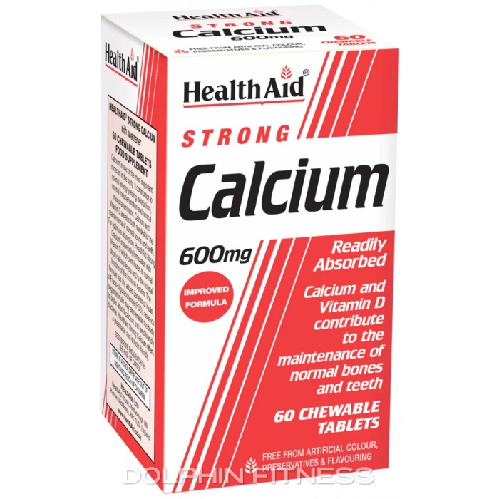 HealthAid Calcium 600 mg 60 Chewable Tablets