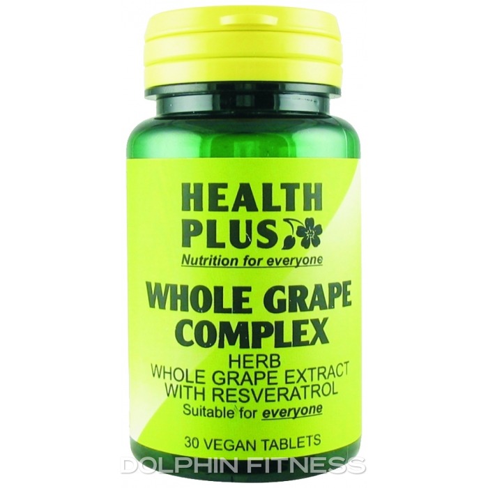 Health Plus Whole Grape Complex 30 Vegan Tablets