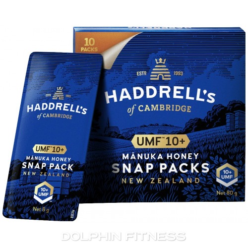 Haddrell's of Cambridge UMF 10+ Manuka Honey (80g) Snap Packs