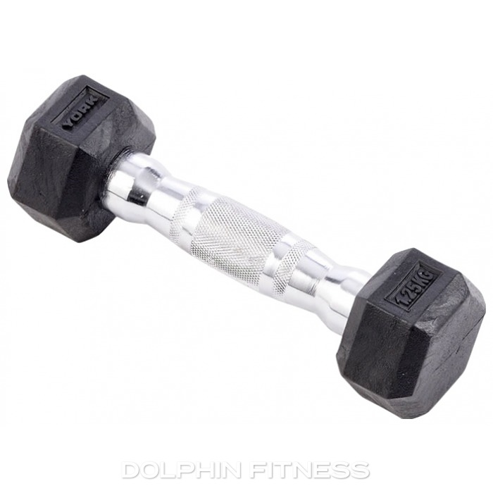 York PVC Hex Dumbbell 1 x 1.25 kg