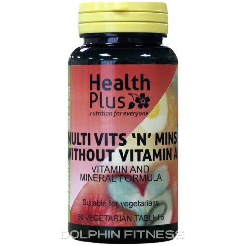 Health Plus Multi Vits 'n' Mins Without Vitamin A 90 Vegetarian Tablets