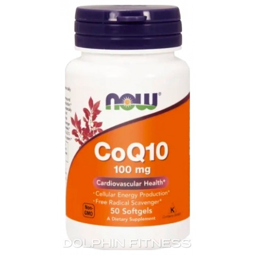 NOW CoQ10 100 mg 50 Softgels