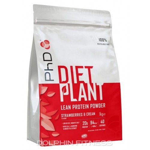 PhD Diet Plant 1 kg Strawberries & Cream