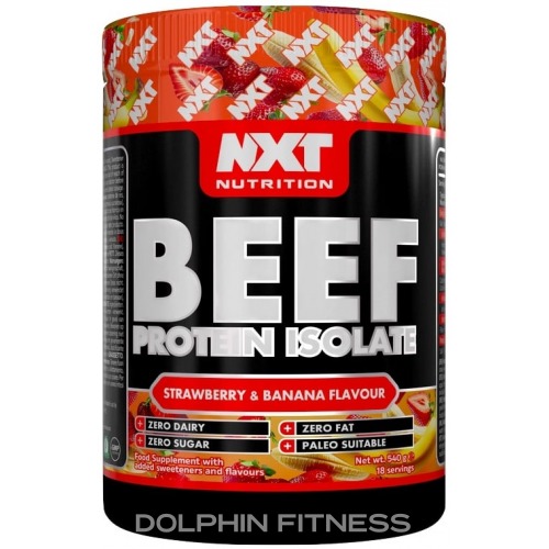 NXT Nutrition Beef Protein Isolate 540g Fruit of the Forest