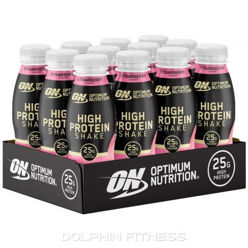 Optimum Nutrition High Protein Shake 12 x 330 ml Vanilla