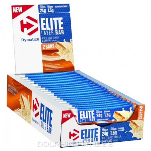 Dymatize Elite Layer Bar 18 Bars Chocolate Peanut Butter Caramel