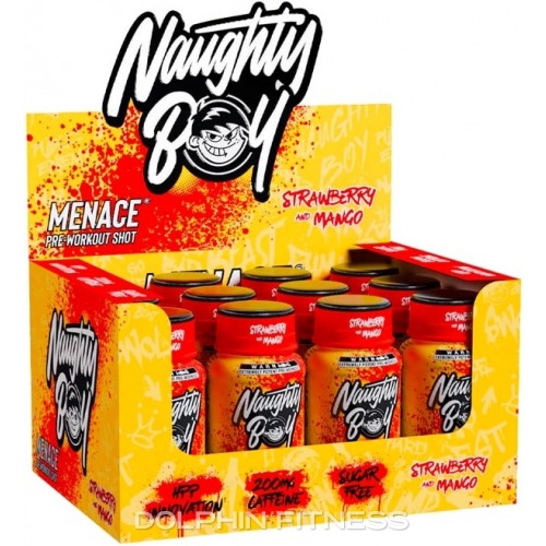 Naughty Boy Menace Pre-Workout Shot 12 x 60 ml