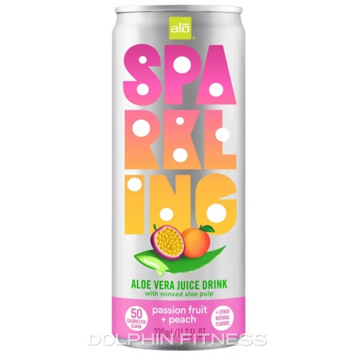 Alo Sparkling Aloe Vera Juice Drink 1 x 330 ml