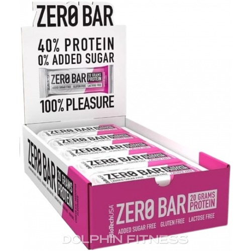 BioTechUSA Zero Bar 20 Bars Chocolate Chip