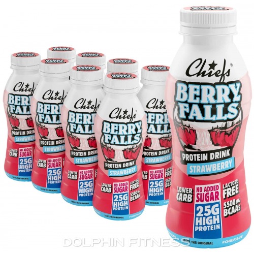 Chiefs Protein Drinks 8 x 330 ml Berry Falls