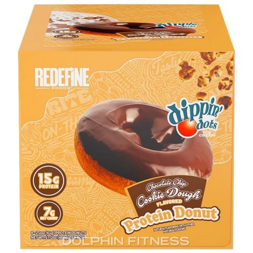 Redefine Foods Protein Donut 8 x 60g Chocolate