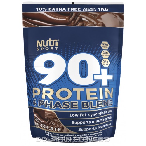 NutriSport 90+ Protein (1 x 1 kg) New Formula Best Before 31-Aug-2026