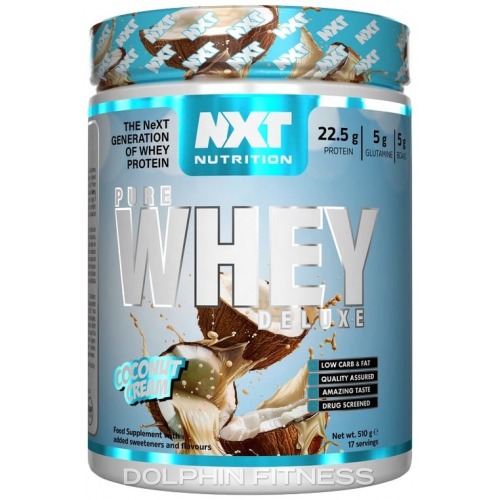 NXT Nutrition Pure Whey Deluxe 510g Raspberry Ripple Ice Cream