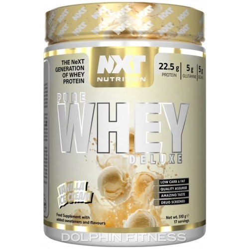 NXT Nutrition Pure Whey Deluxe 510g Vanilla Ice Cream